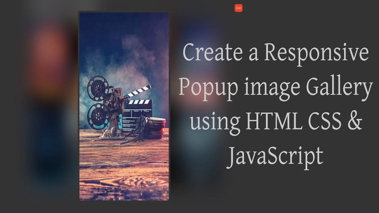 Creating A Responsive Popup Image Gallery Using Html Css And Javascript