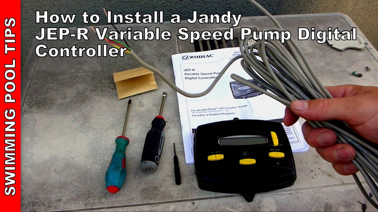 How To Install A Jandy Jep R Variable Speed Pump Controller Youtube