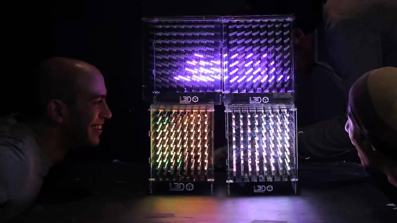 L3d Cube The 3d Led Cube From The Future Youtube