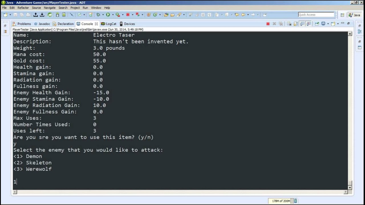 Java Inventory Program Sopsignal