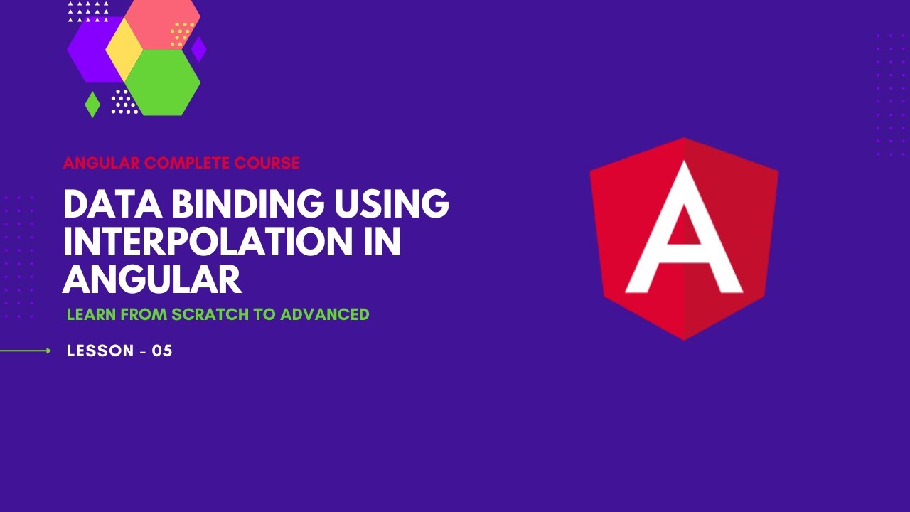 5 Data Binding Using Interpolation In Angular Components Youtube