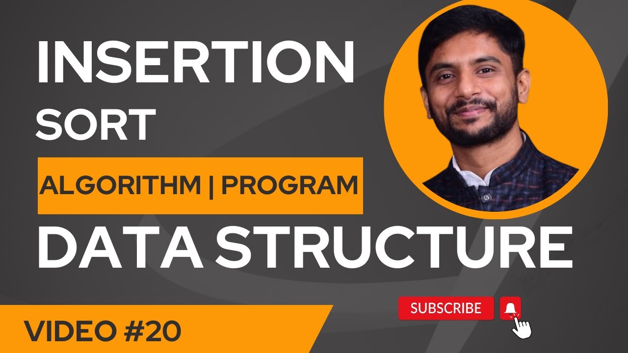 Insertion Sort Algorithm Program Practical Implementation Data