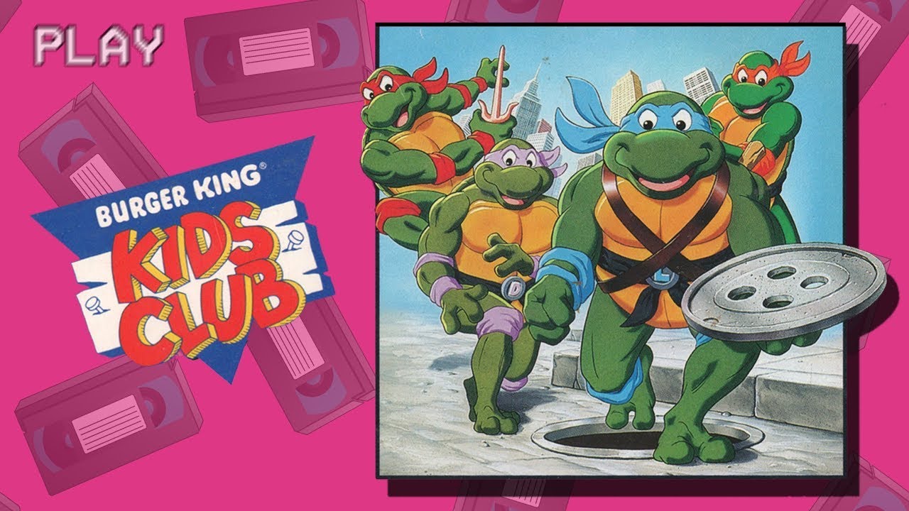 Remember The Teenage Mutant Ninja Turtles Vhs Burger King Kids Club