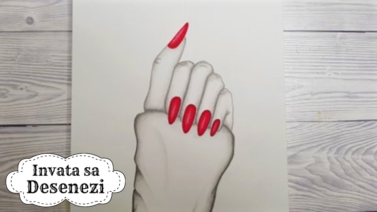 Desene In Creion пёџ Tutorial Cum Sa Desenez O Mana Umbre Si Lumini