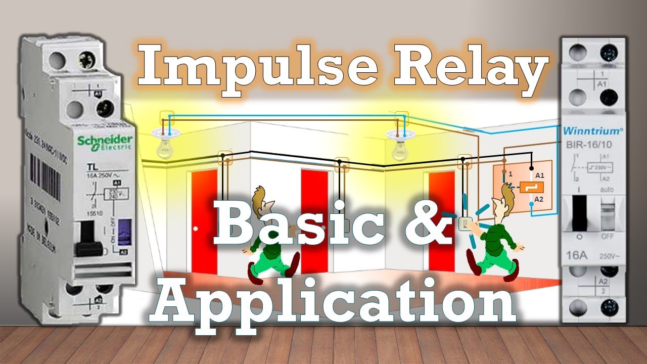 Impulse Relay Latching Relay Basic Function Wiring And Application