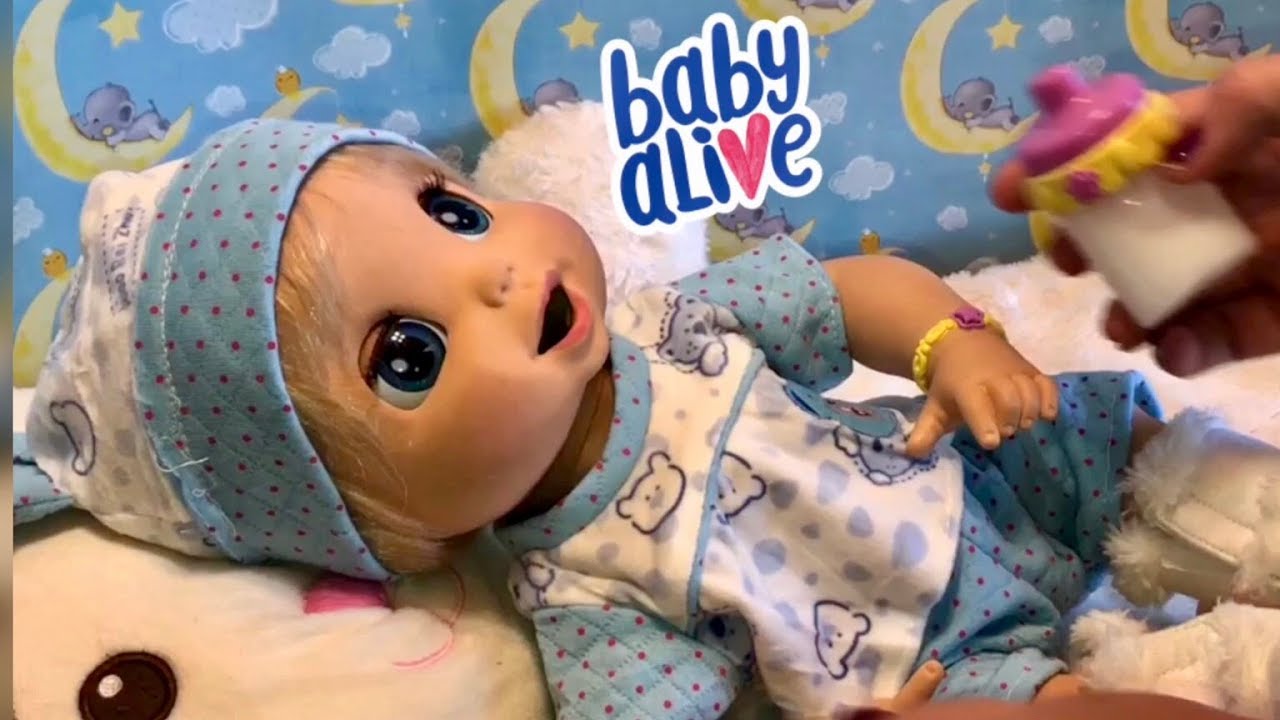 Baby Alive 2006 Halley Is Ready For Bed And Dressed In Her Cute Teddy