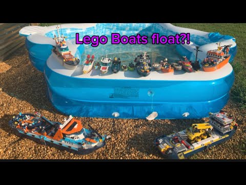 Lego Boats That Float 18 Boats Tested Youtube