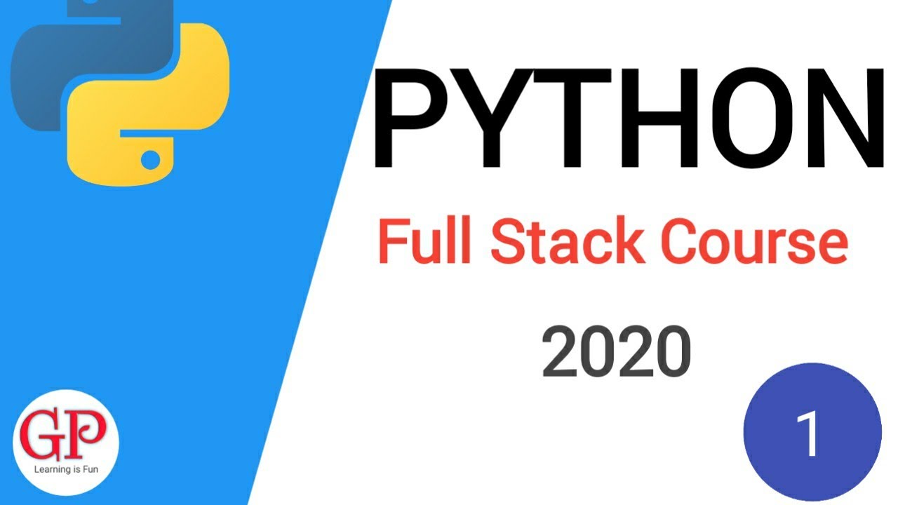 Python Full Stack For Beginners Full Course 2020 01 Youtube