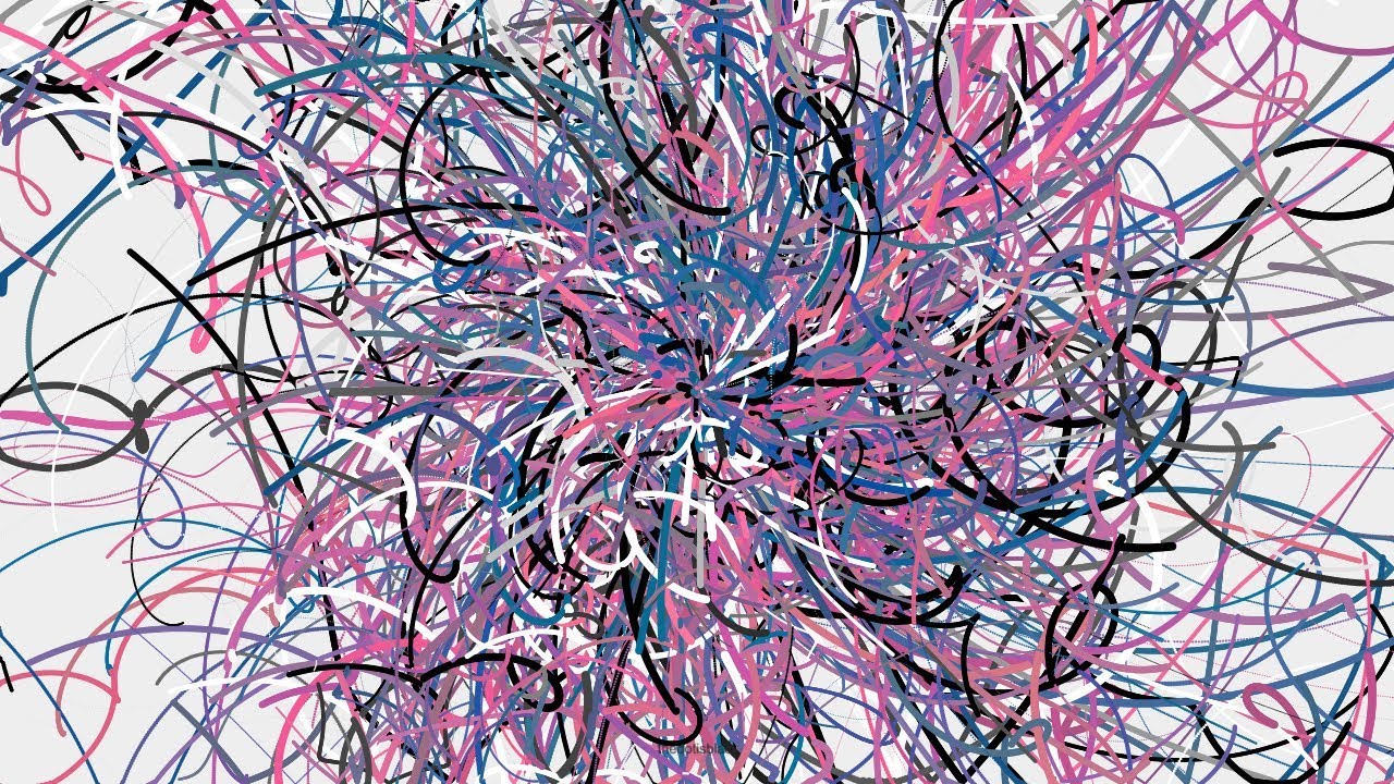 Generative Art Drawing With Dots Processing Creative Coding Youtube