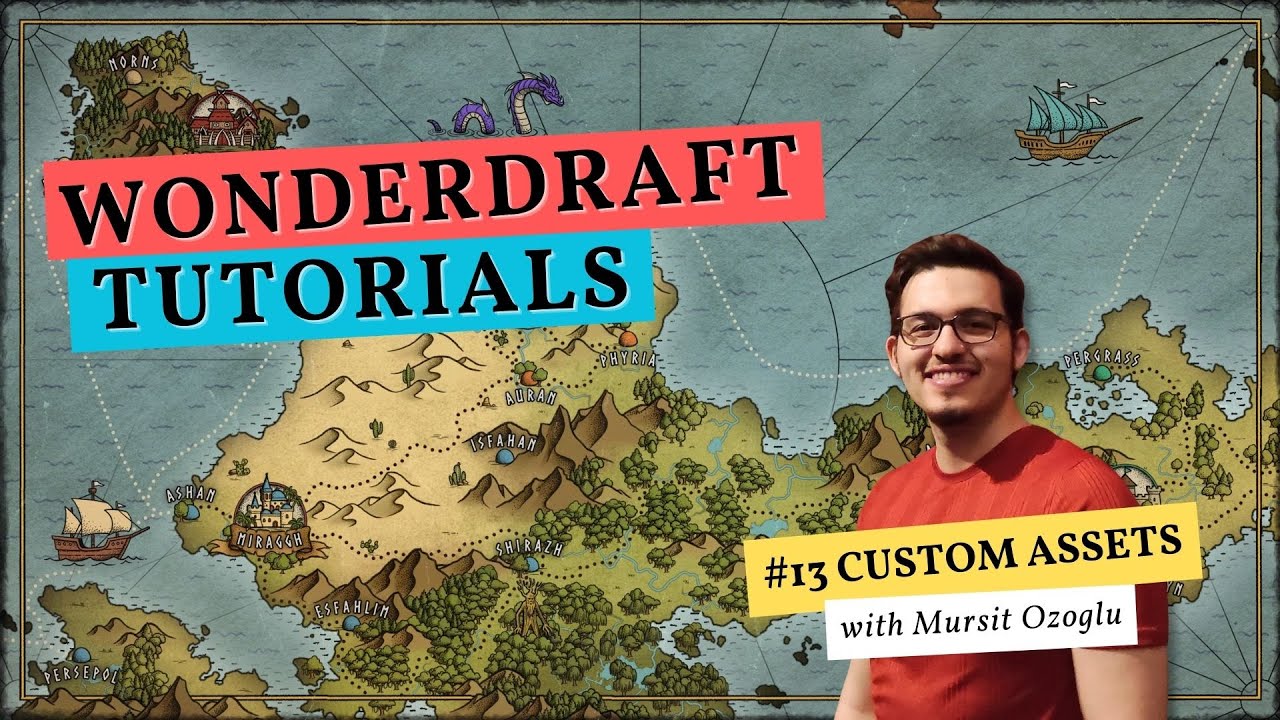 Wonderdraft Tutorial 13 How To Add Custom Assets Youtube