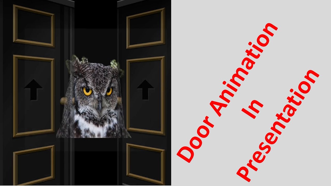 Door Animation In Presentation Youtube