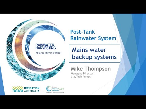 Mains Water Backup Systems Youtube