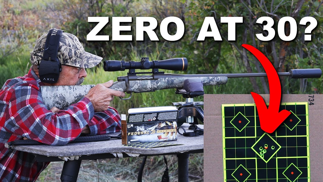 Can You Really Zero Your Rifle At 30 Yards Youtube