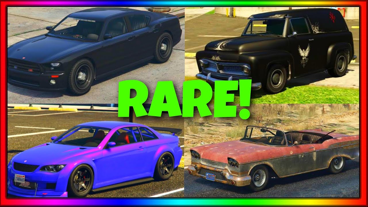 Solo How To Get All Rare Cars In Gta 5 Online All Rare Car