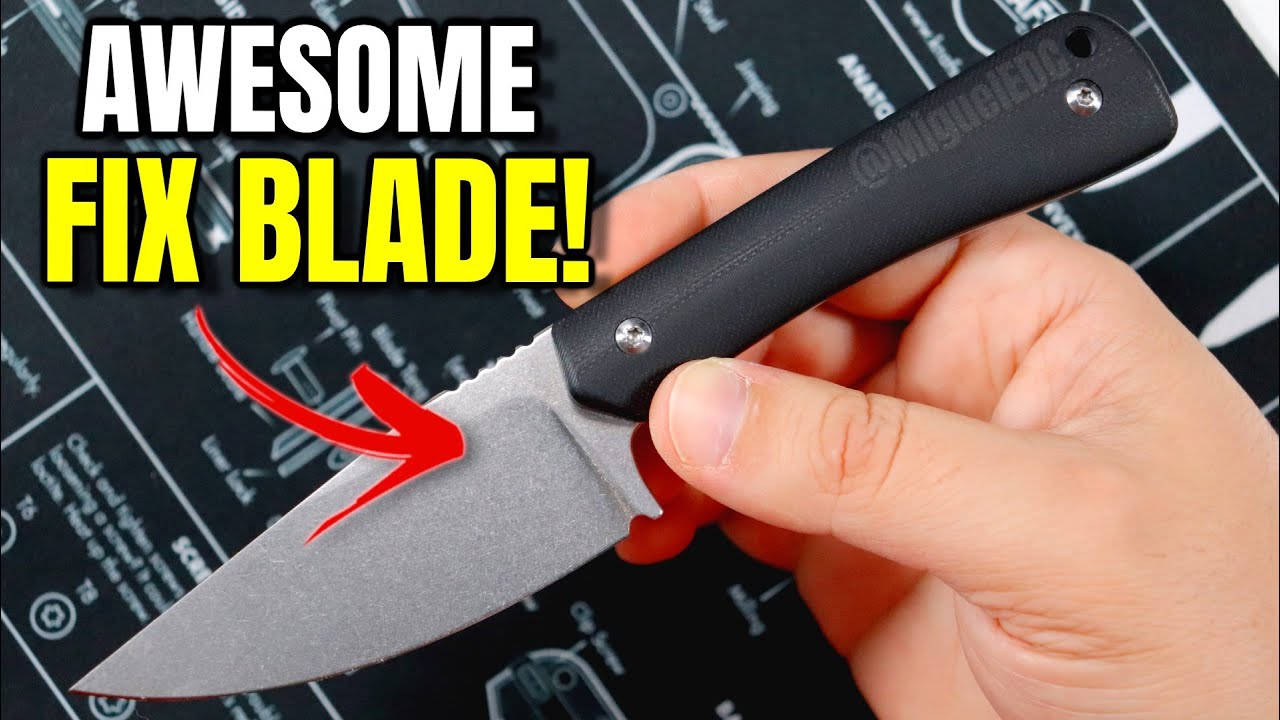 An Amazing S90v Fix Blade Asher Knives Fixie Unboxing Youtube