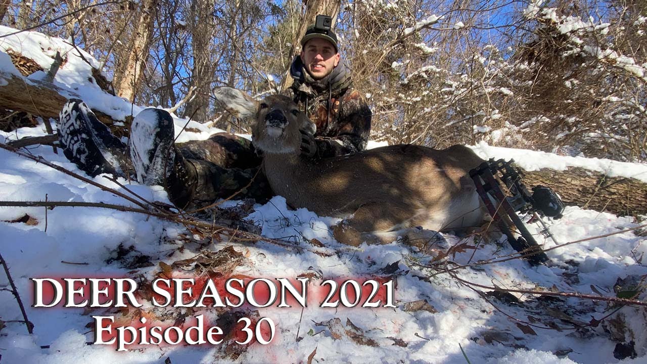 Bow Hunting In The Snow Late Season Deer Down Pennsylvania