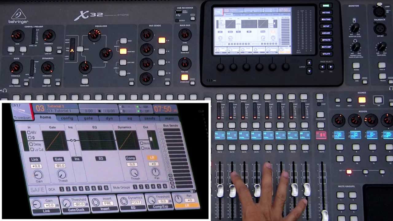 Behringer X32 Tutorial Buses Y Envios Youtube
