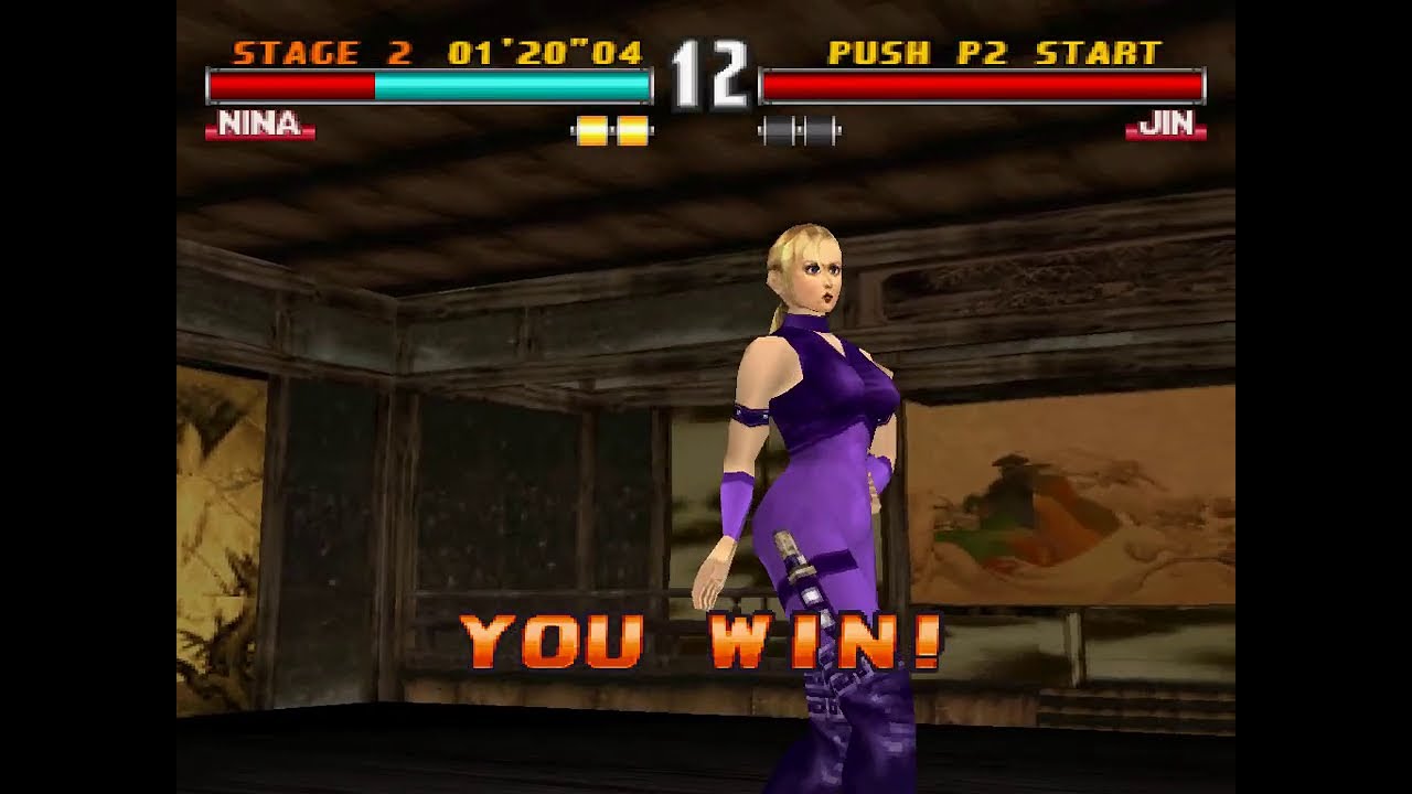 Tekken 3 Nina Williams Arcade Mode Youtube