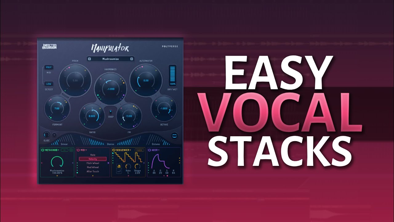 How To Make Huge Vocal Stacks With One Vocal Youtube