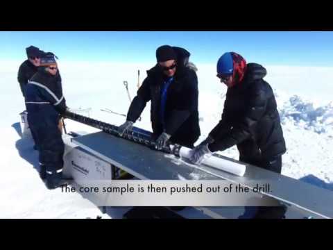 Drilling A Core Sample Youtube