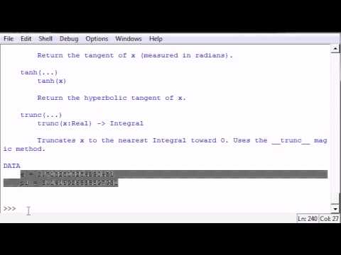 Python Programming Tutorial 40 Getting Module Info Video X Flv Youtube