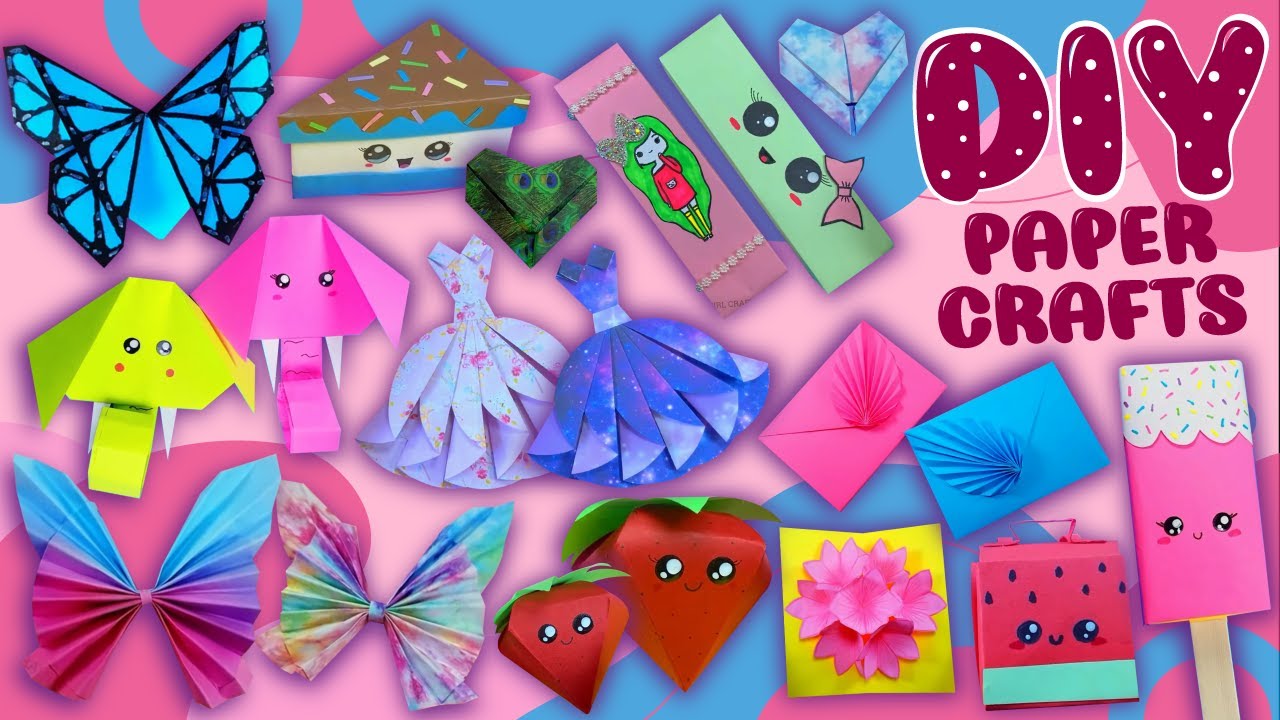 14 Best Paper Crafts To Make When You Re Bored At Home Fun Cute