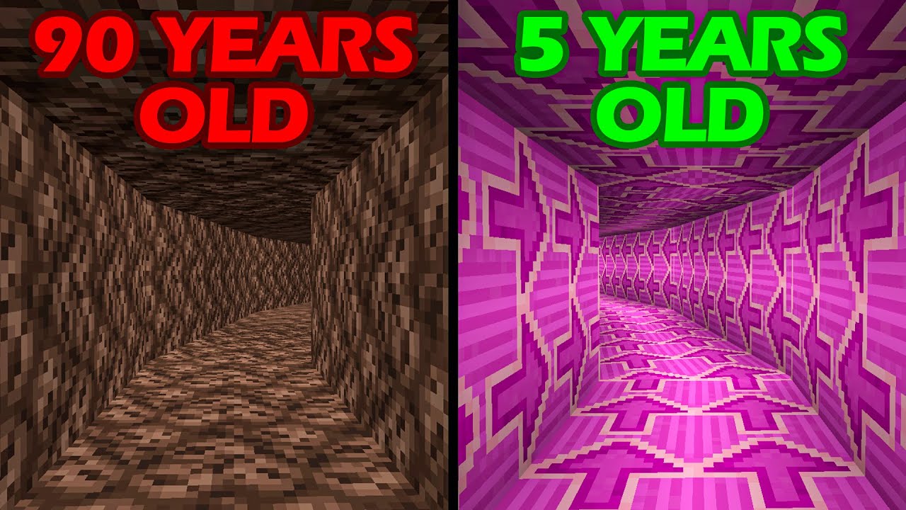 Minecraft At Different Ages Compilation Youtube