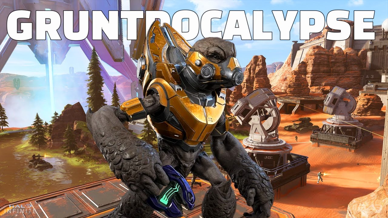 Legendary Gruntpocalypse Firefight Gameplay Halo Infinite Youtube