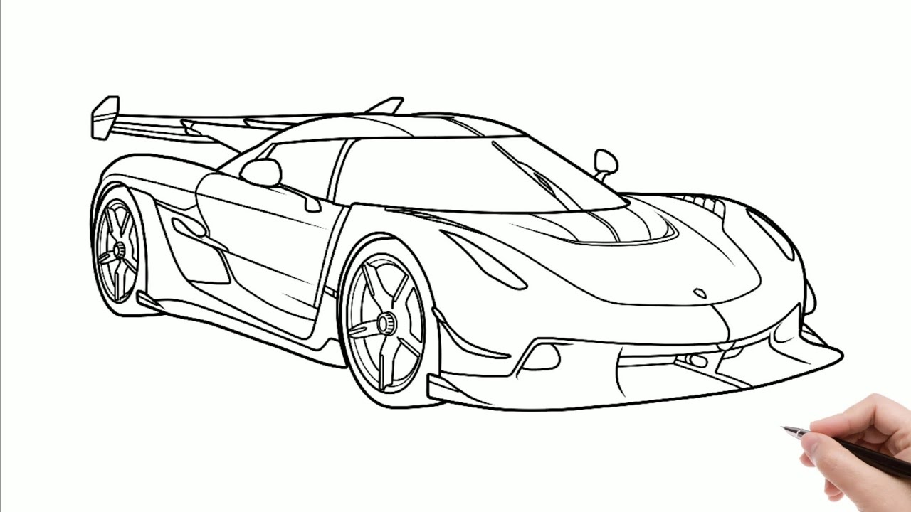 Drawing A Koenigsegg Jesko 2020 How To Draw Koenigsegg Jesko 2019 – Eroppa