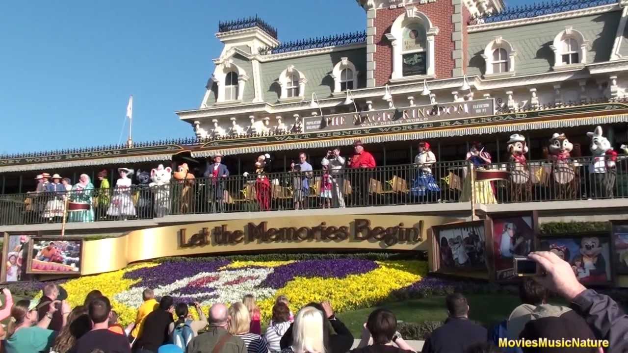 Magic Kingdom Opening Ceremony Walt Disney World Youtube