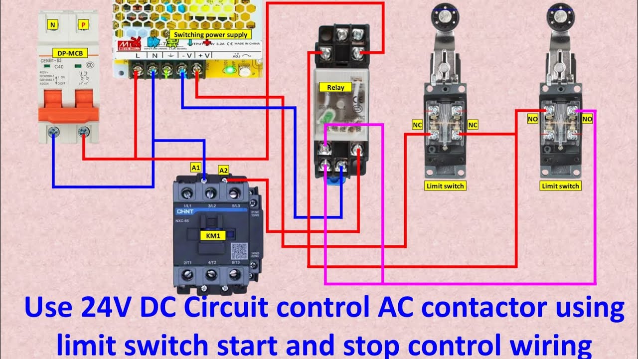 Limit Switch Control Wiring Diagram Explained Step By Step Limitswitch