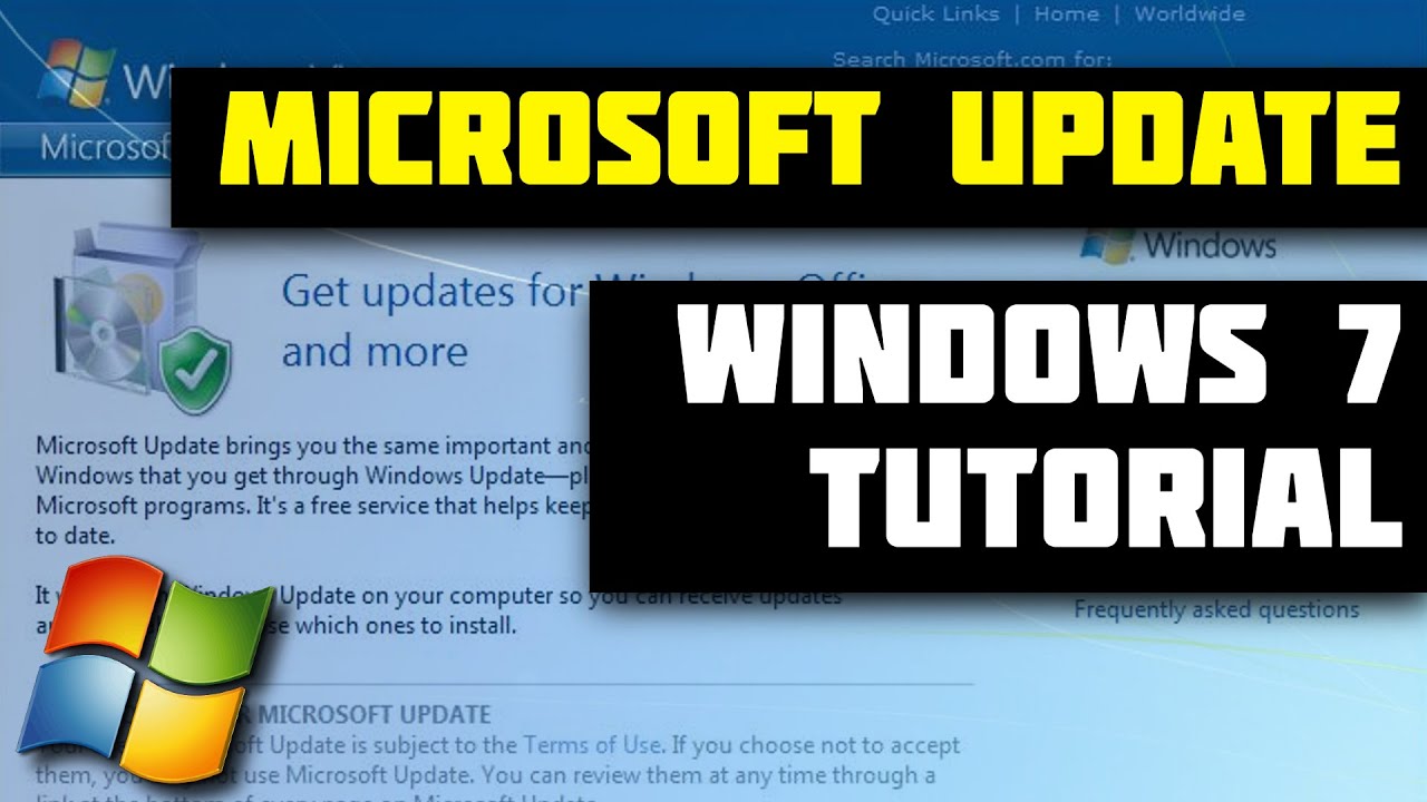 Outdated Microsoft Update For Windows 7 Youtube