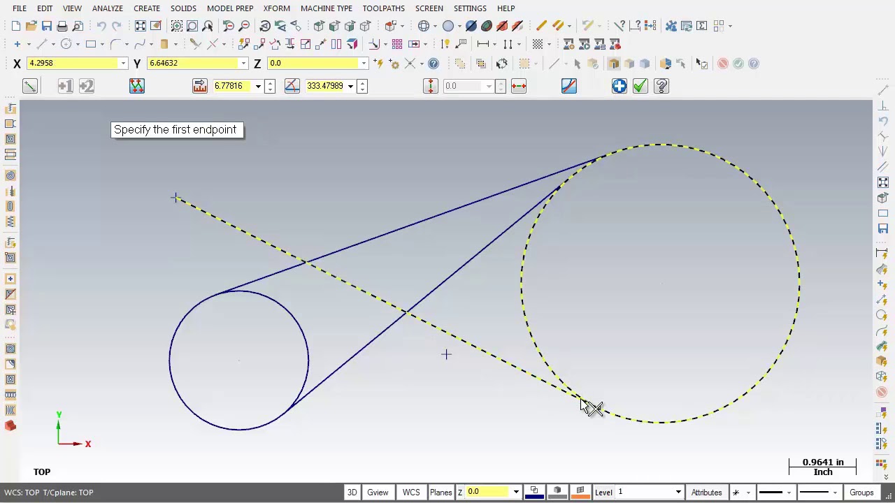 Mastercam X9 Geometry Creation Section 2 Youtube
