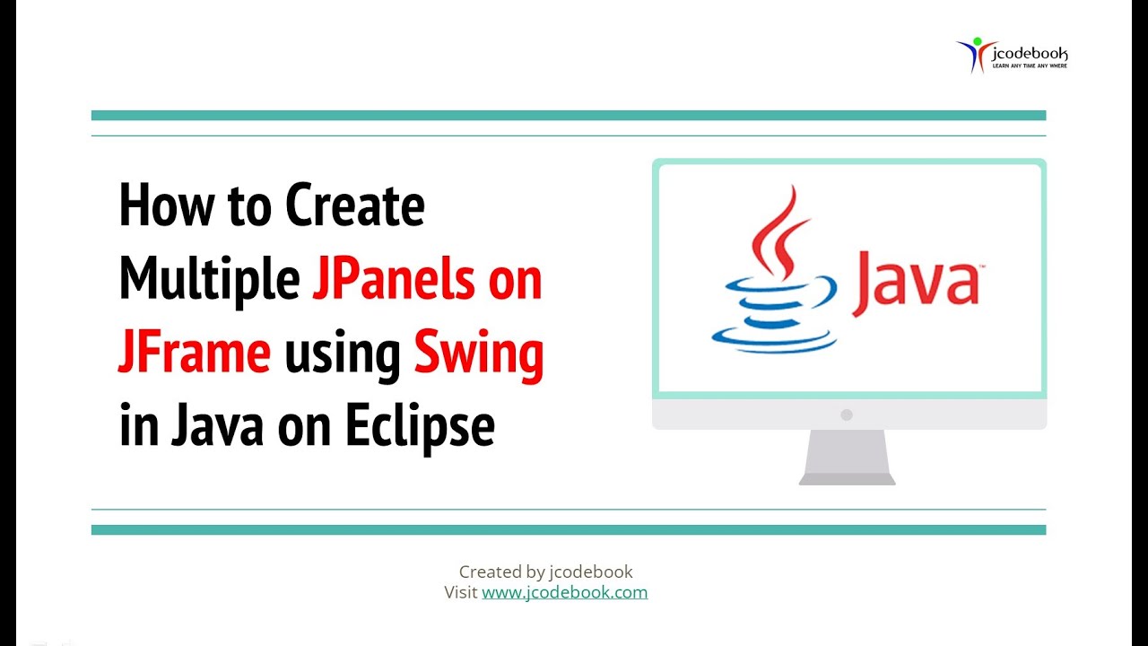 73 How To Create Multiple Jpanels On Jframe Using Swing In Java On