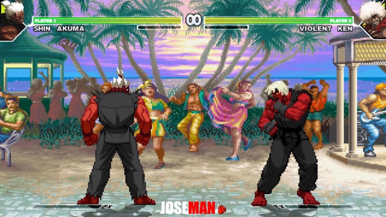 Shin Akuma Vs Violent Ken Youtube