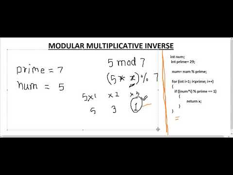 Modular Multiplicative Inverse Using Iterative And Dynamic Prog Youtube