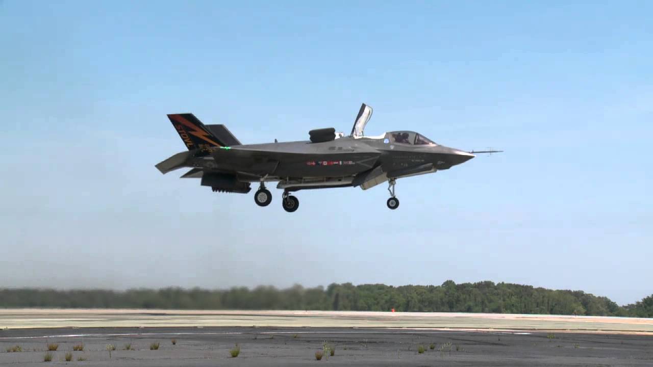 First F 35b Vertical Takeoff Test Youtube