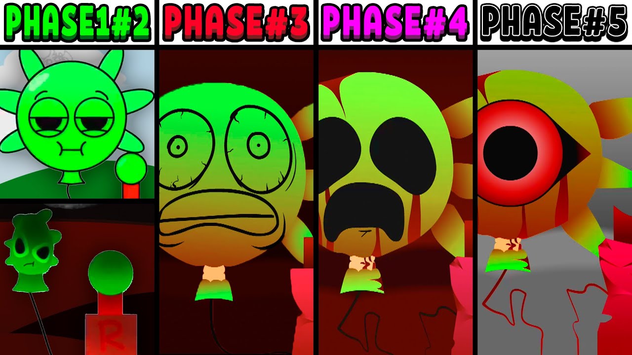 All Phases In New Incredibox Sprunki 4 Of Bally From Phase 1 To Phase