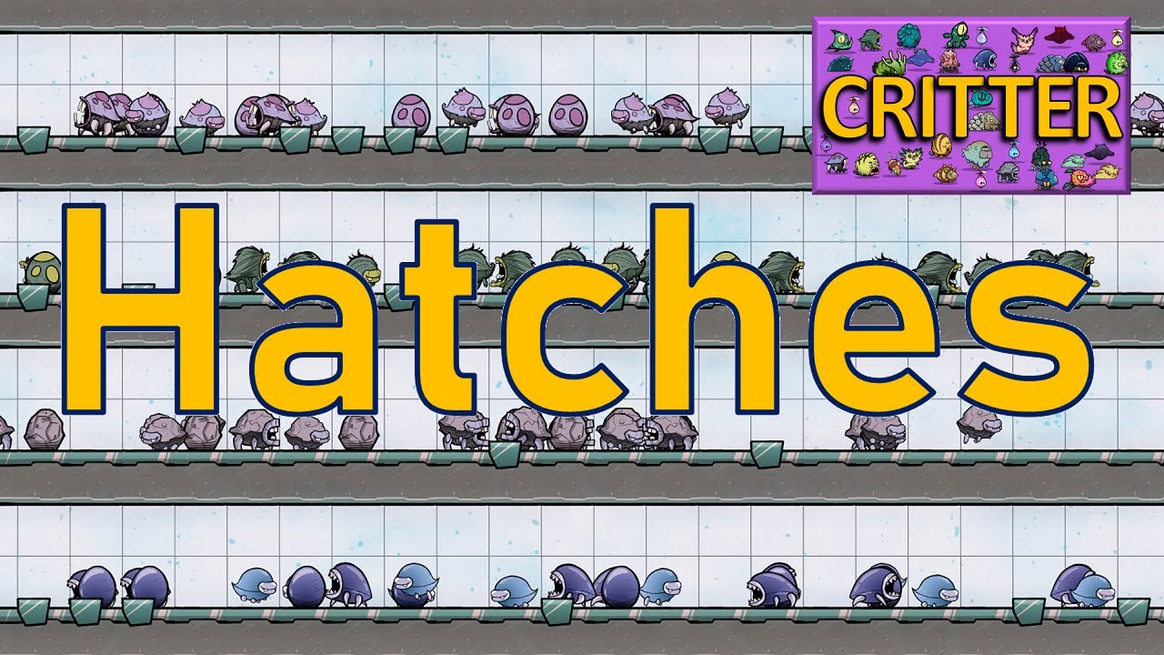 Oxygen Not Included Critter Tutorial Bites Hatches Youtube