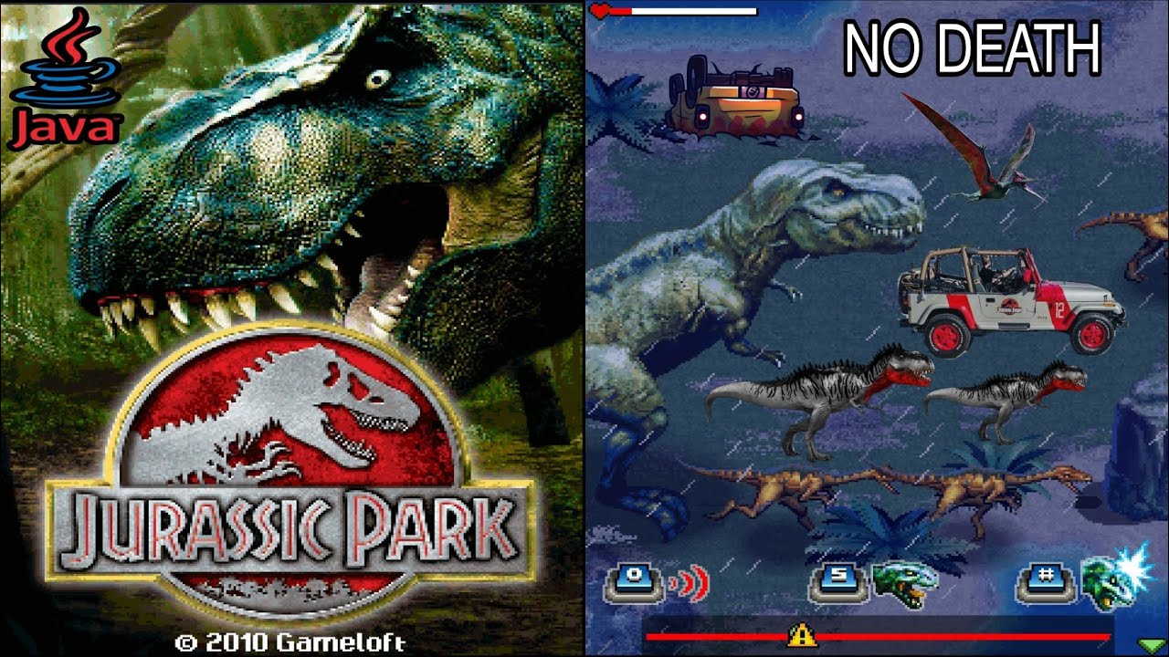 Jurassic Park Java Game Jurassic Park Java Me Game Youtube