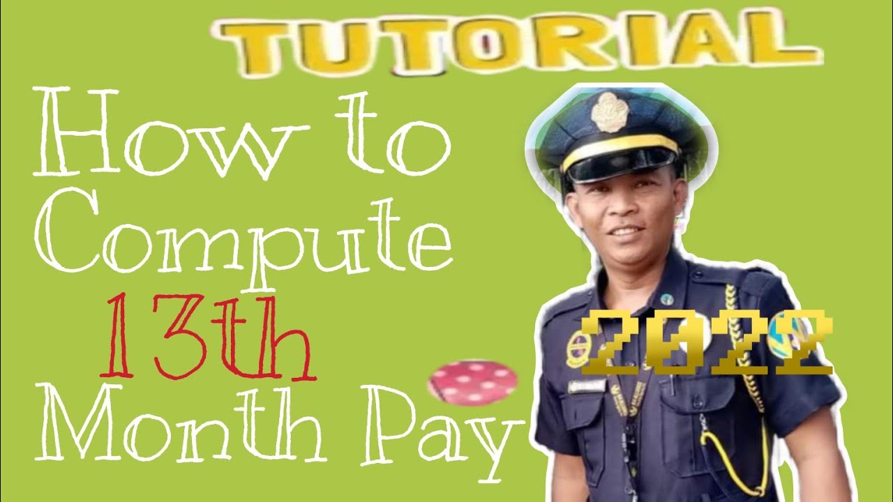 How To Compute 13th Month Pay Youtube