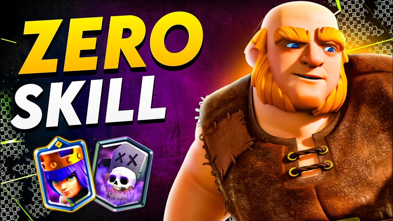Most No Skill Deck In Clash Royale History Youtube