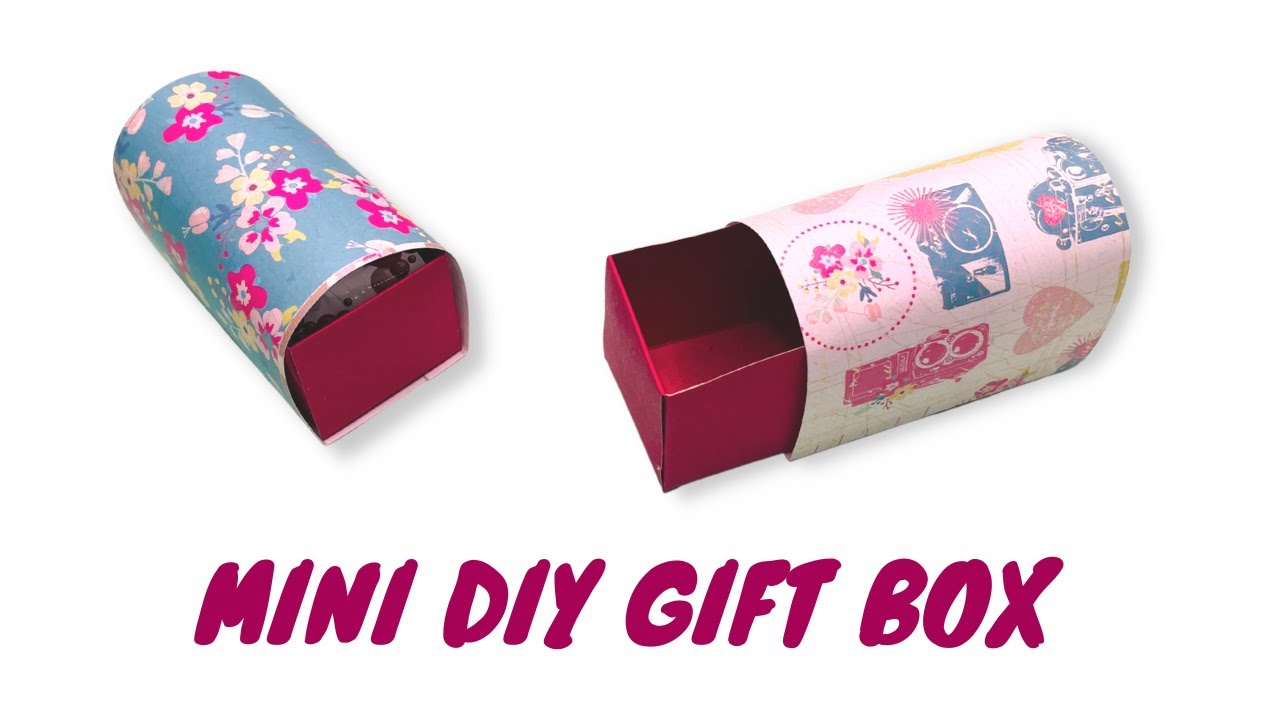 Diy Mini Gift Box Youtube