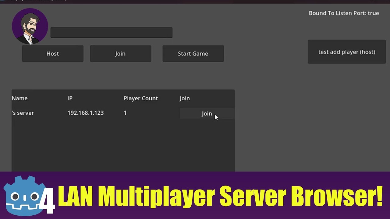 Creating A Lan Multiplayer Server Browser In Godot 4 Youtube