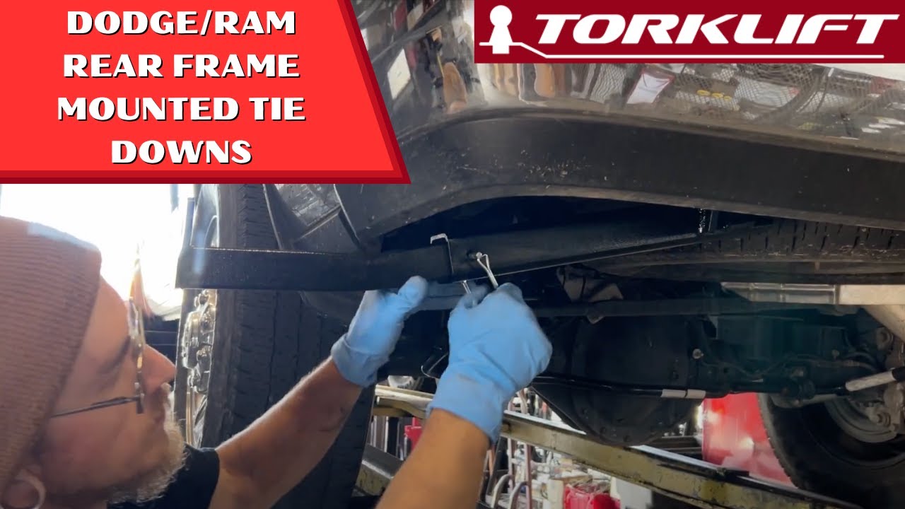How To Install D3113 Dodge Ram Tie Downs By Torklift Youtube