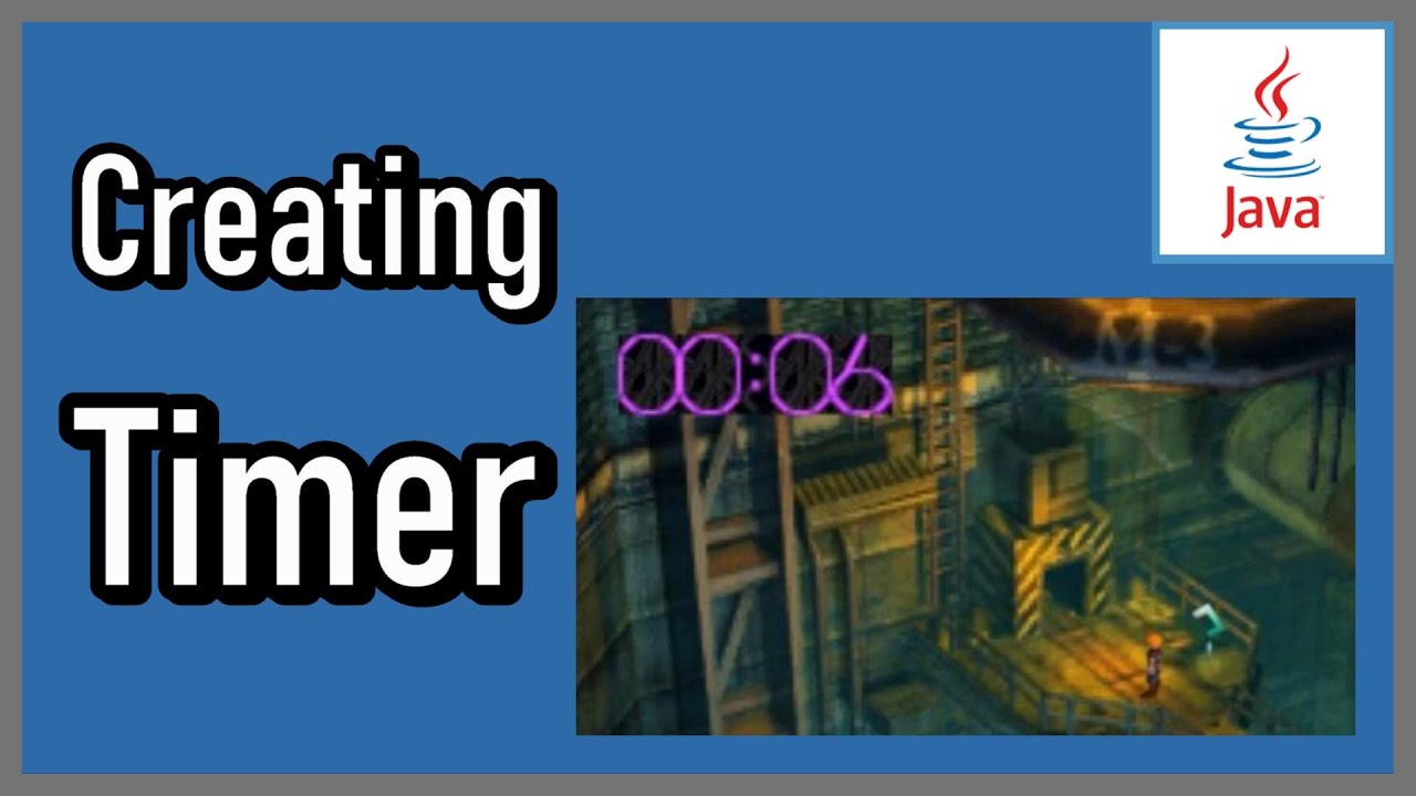 Create Timer Countdown Normal Two Digit Java Extra 32 Youtube