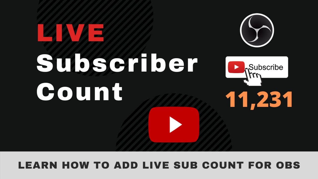 How To Make A Live Subscriber Count On Youtube Add Youtube Analytics
