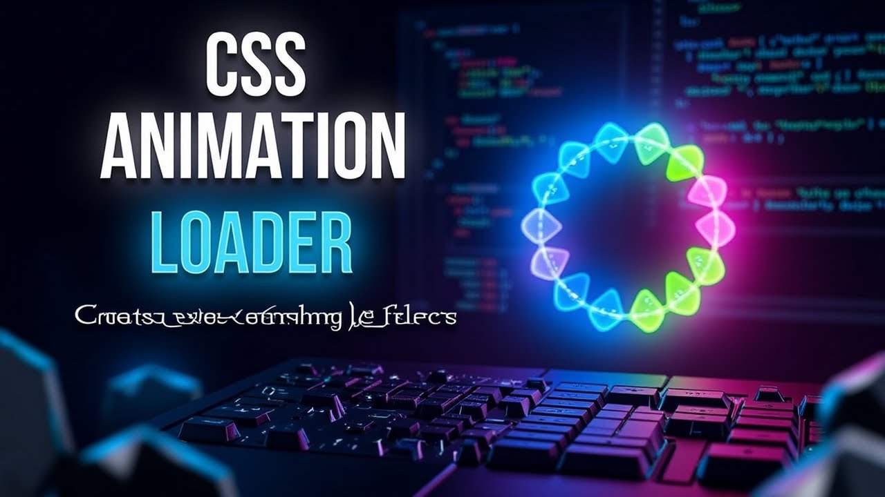 Create A Css Loader Animation In Second Youtube