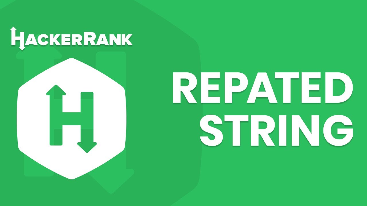 Hackerrank çözümleri Repeated String Youtube