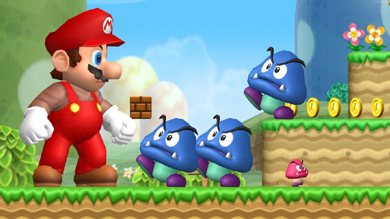 Giant New Super Mario Bros Wii 3 Walkthrough 02 Youtube